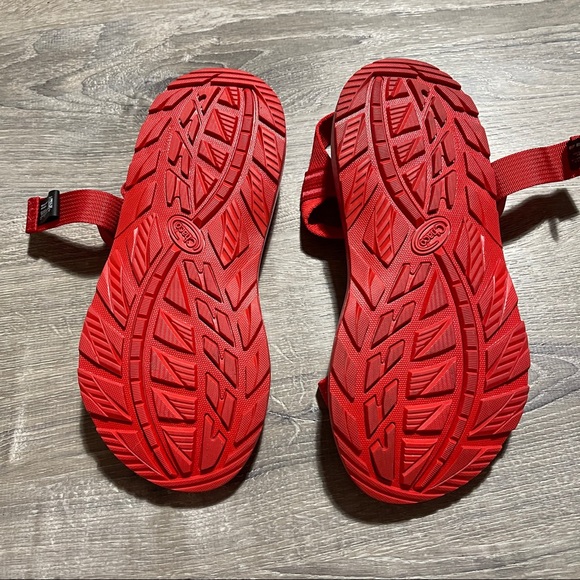 Chaco | Shoes | Chacos Z Classic All Red Sandals Monochromatic Sandals ...